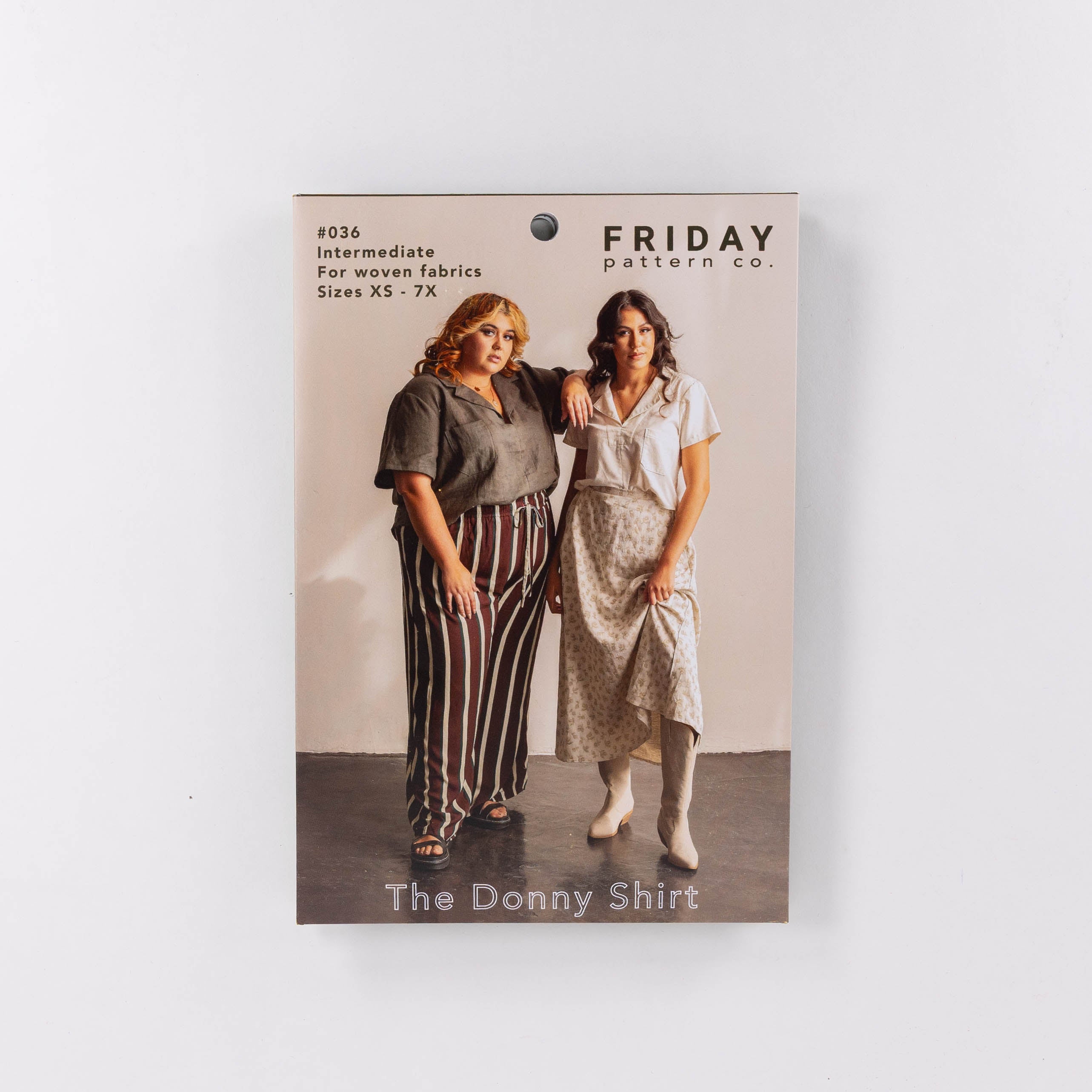 The Donny Shirt by Friday Pattern Co. - Printed Pattern - Ritual Dyes