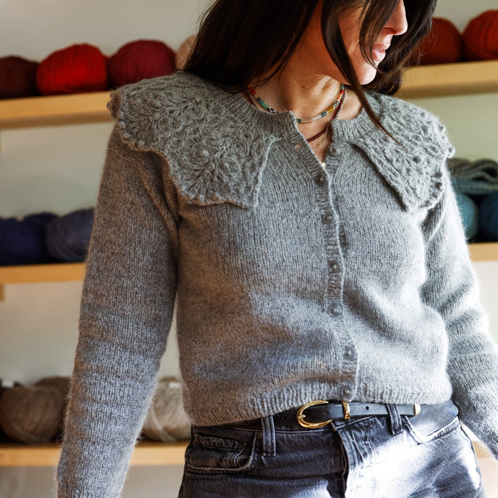Ladd's Cardigan by Caitlin Hunter of Boyland Knitworks - Ritual Dyes