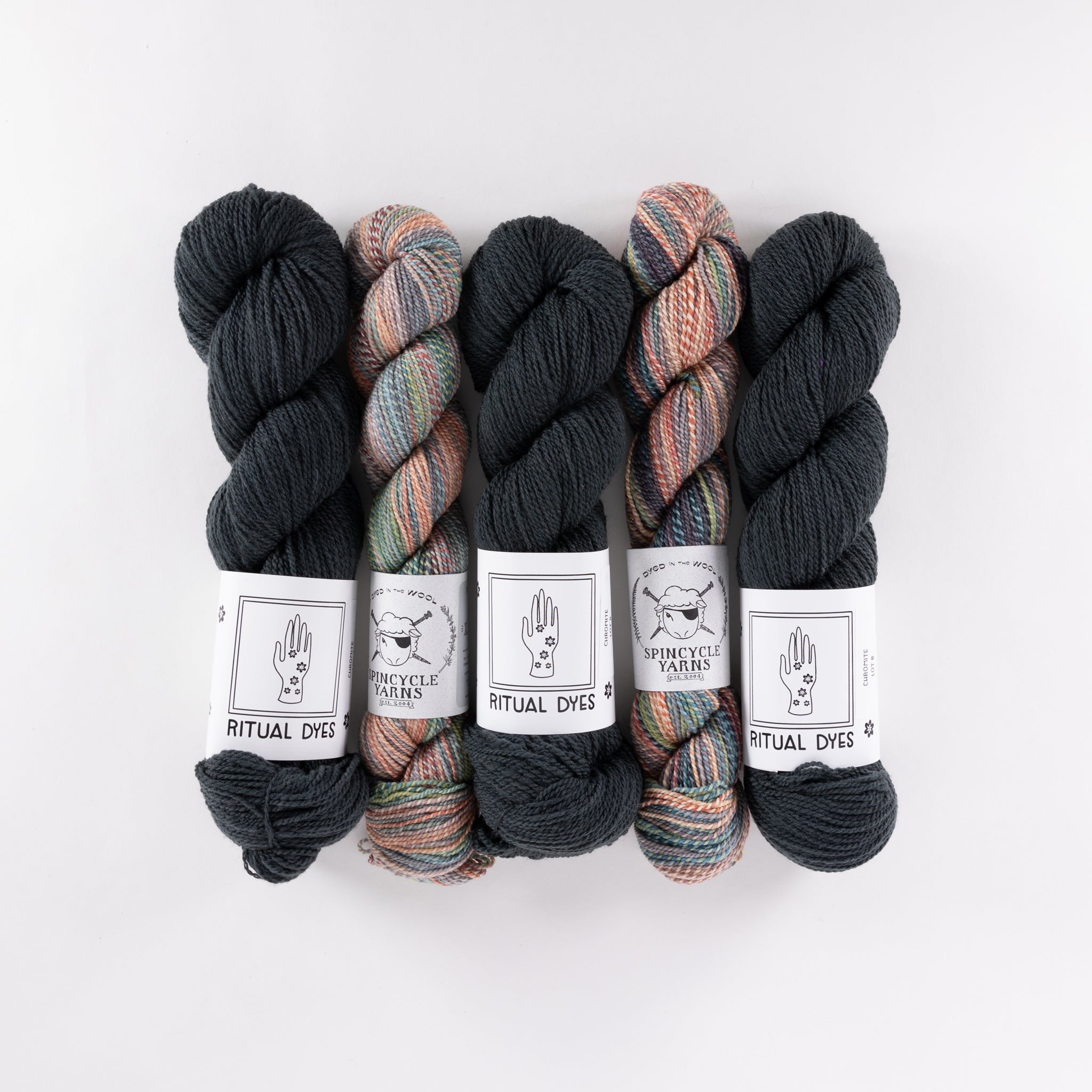 Alpine Bloom Kit by Caitlin Hunter of Boyland Knitworks - Ritual Dyes