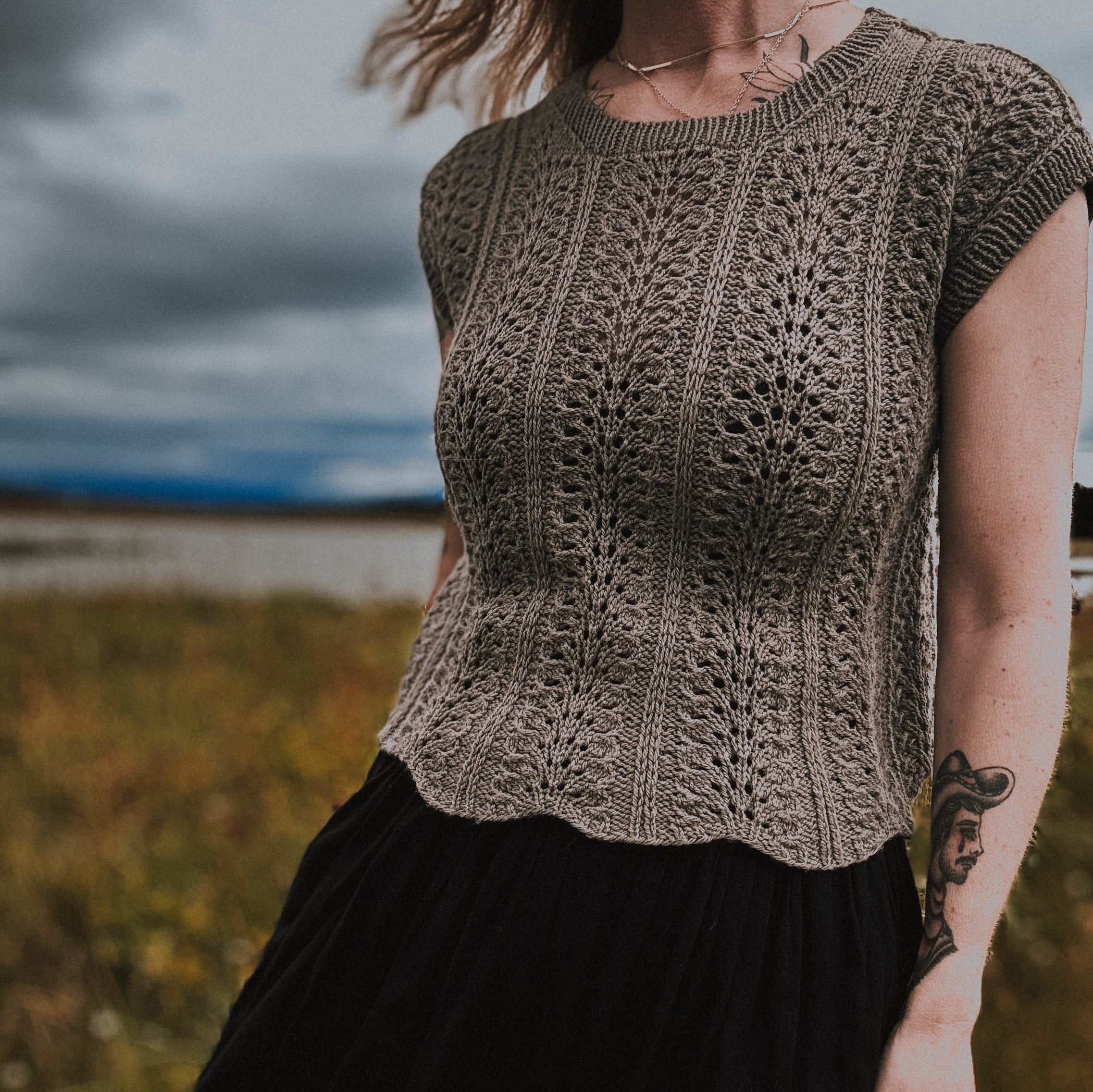 Sellwood Kit by Caitlin Hunter of Boyland Knitworks - 4 - 5 / Smoke ...
