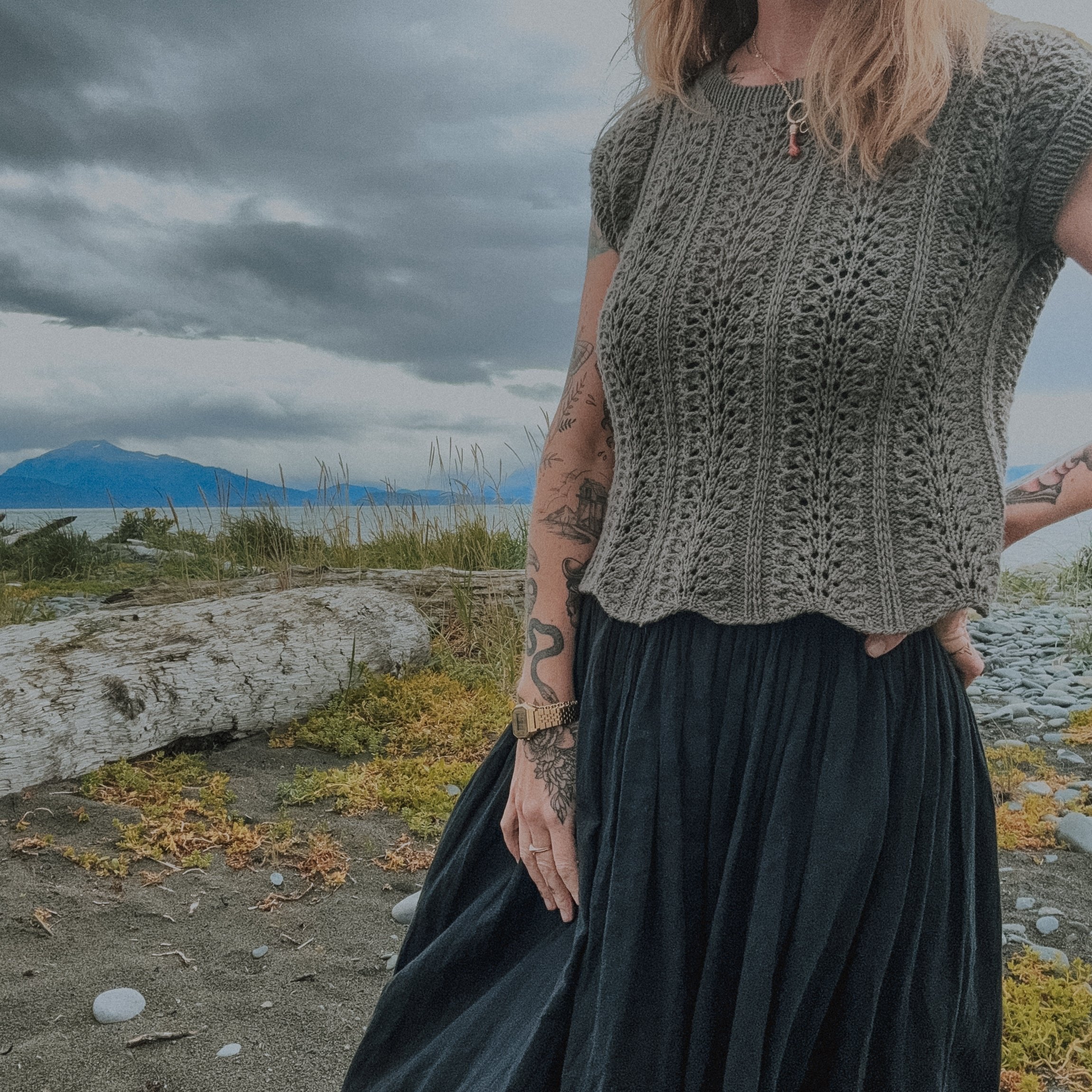 Sellwood Kit by Caitlin Hunter of Boyland Knitworks - Ritual Dyes