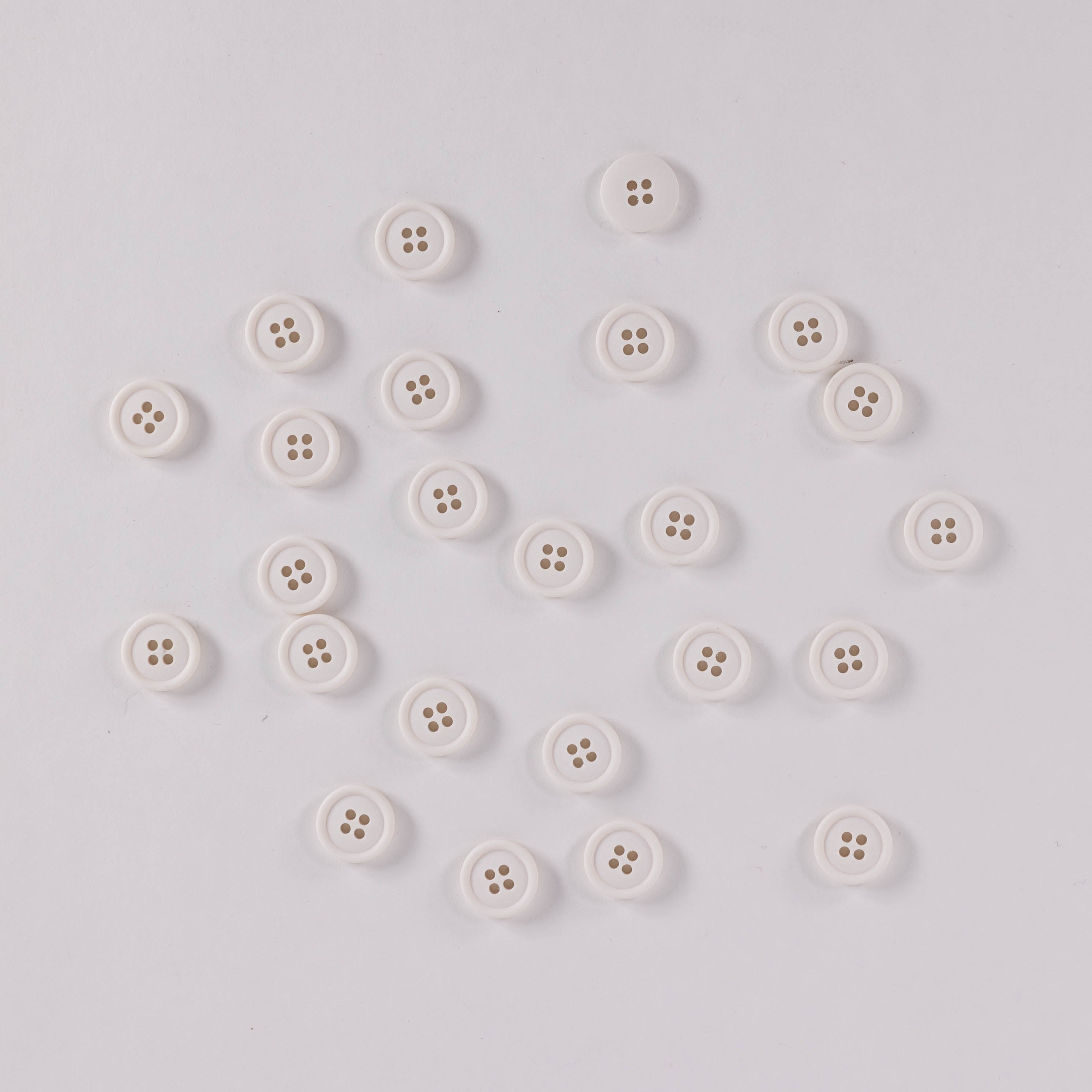 15 mm Cotton Buttons from Merchant & Mills - White - Ritual Dyes