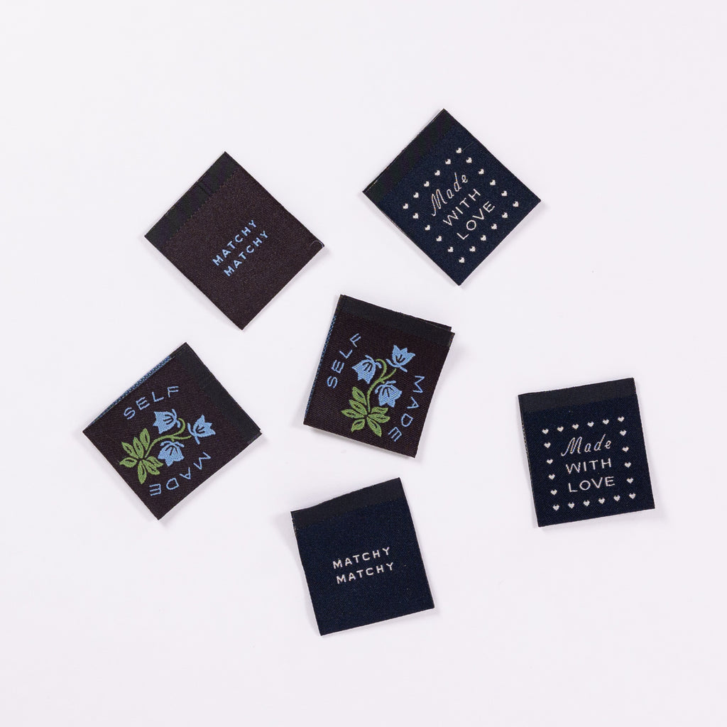 Self Made Botanical Woven Garment Labels from Matchy Matchy Sewing Clu ...