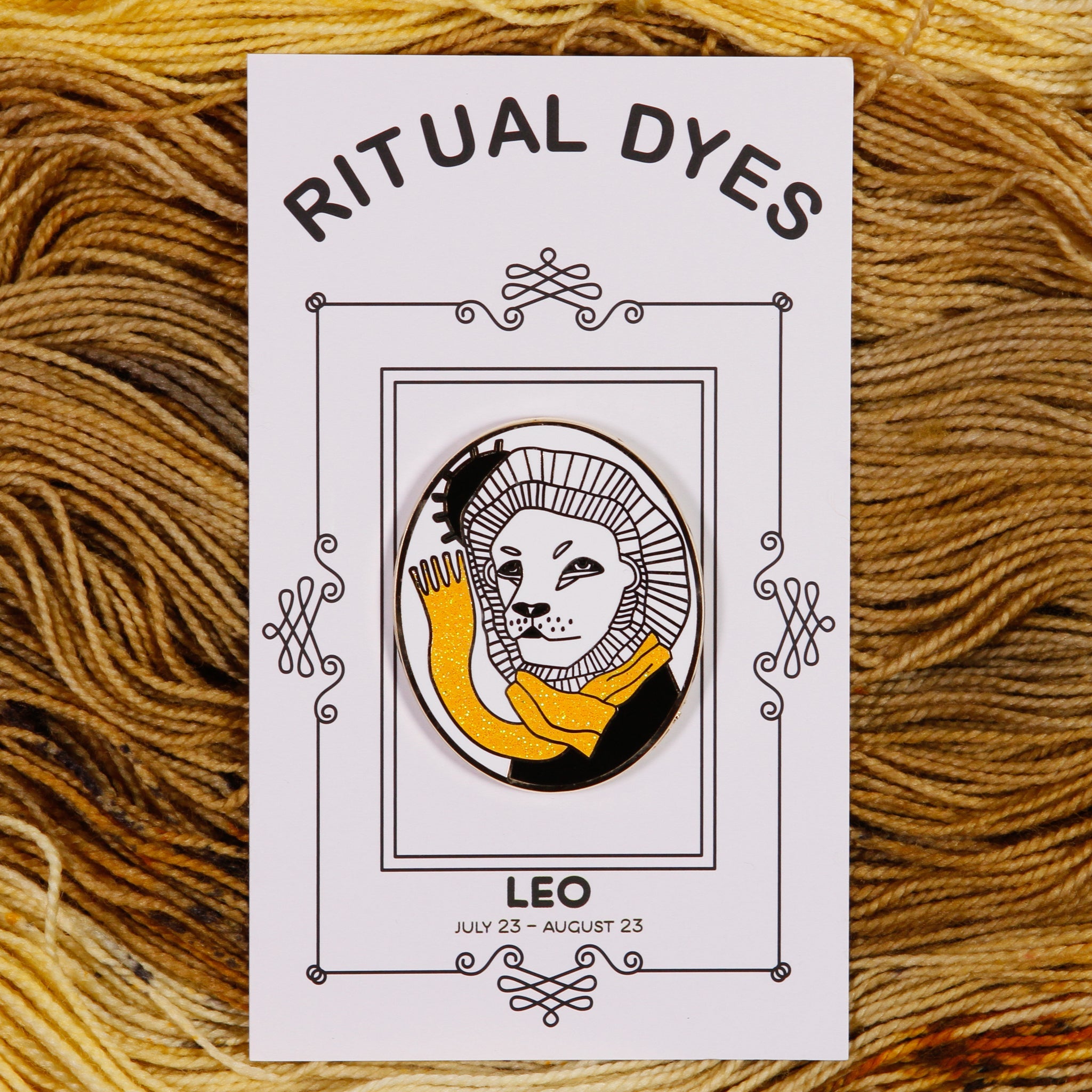 Zodiac Enamel Pins - Leo - Ritual Dyes